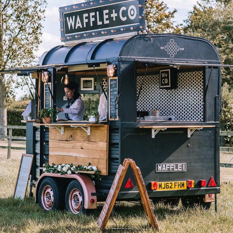 Waffle Cart Wedding Wedding Guests Will LOVE These Drink And Food